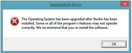 Operating System has been upgraded after Pinnacle Studio was installed - Techyv.com